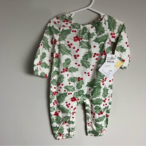 Burt's Bees | Bottoms | Burts Bees Babies Holly Jolly Jumpsuit In ...